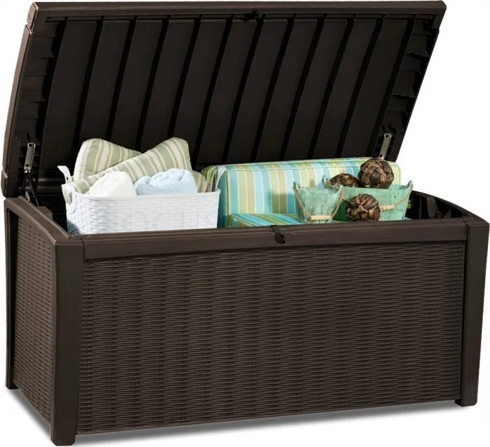 Keter Borneo zahradní úložný box 416 L - 129,5 x 70 x 62,5 cm - Brown