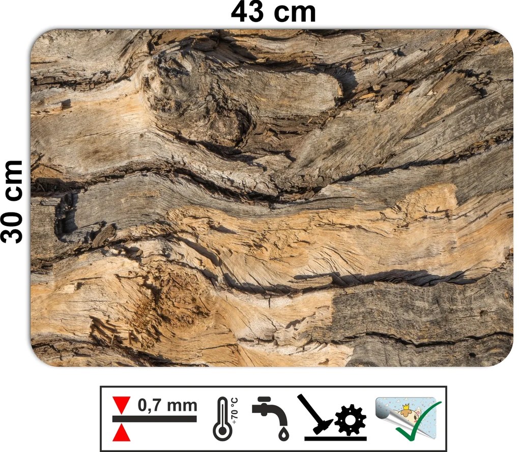 PokojovaDekorace.cz, Prostírání - 071, Imitace dřeva, 43x30cm