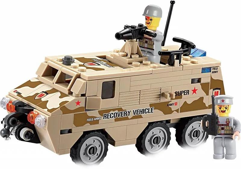 Blocki stavebnice vojenský obrněný transportér APC typ LEGO 180 dílů