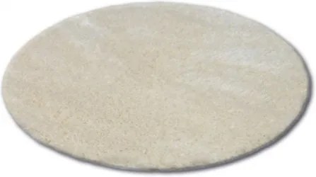 Makro Abra  Kulatý koberec SHAGGY NARIN P901 krémový průměr 120cm