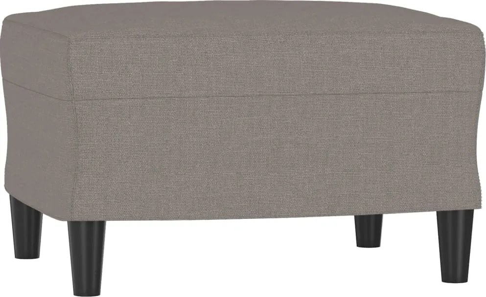 3místná pohovka s podnožkou taupe 180 cm textil 3201142