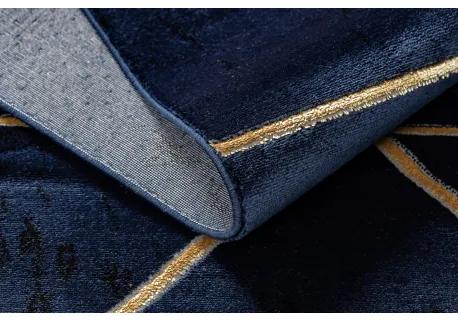 Dywany Luszczow Kusový koberec EMERALD EXCLUSIVE 1012 geometrický tmavě modrý / zlato Rozměr koberce: 120 x 170 cm