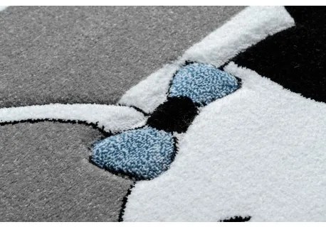 koberec PETIT BULDOK PES, šedý velikost 140x190 cm | krásné koberce cz