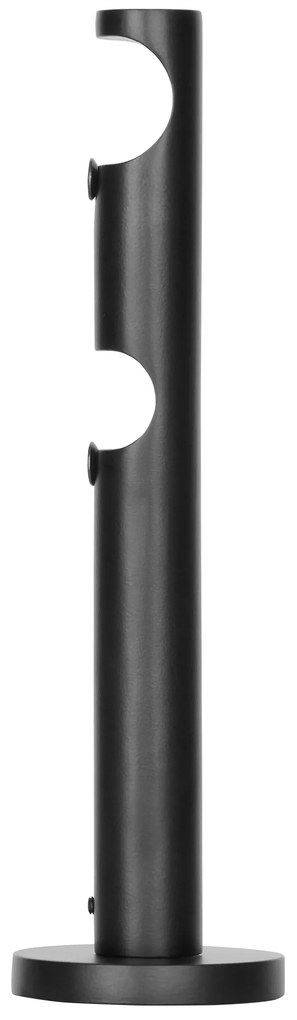 Dekodum Garnýž dvouřadá LOFT 25/19 mm černá matná 340 cm