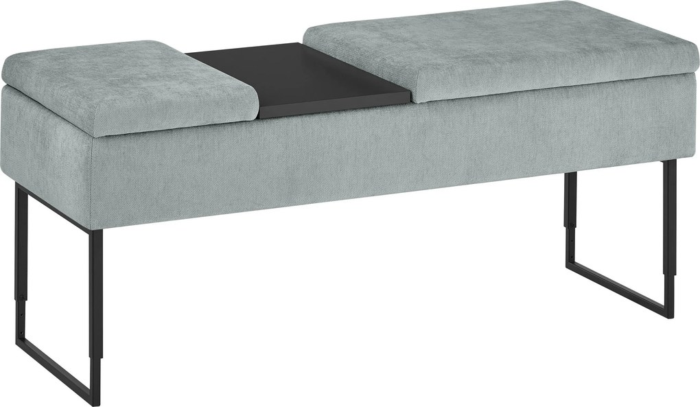 XXXLutz LAVICE K POSTELI, 124/45,5-61,5/49 cm, Dieter Knoll - Kostry postelí & díly k postelím - 000183001215