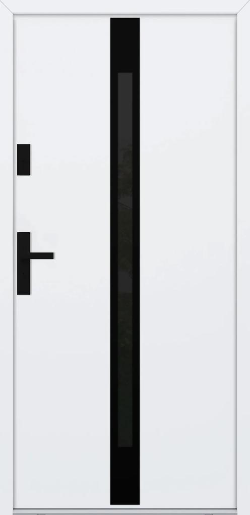 FM Turen - Feldmann & Mayer FM turen ATU68 M25 - blackline Orientace dveří: Levé, otevírání dovnitř, Dekor: Bílá, Standardní rozměr dveří včetně rámu: 100 cm x 200 cm - vnější rozměr rámu
