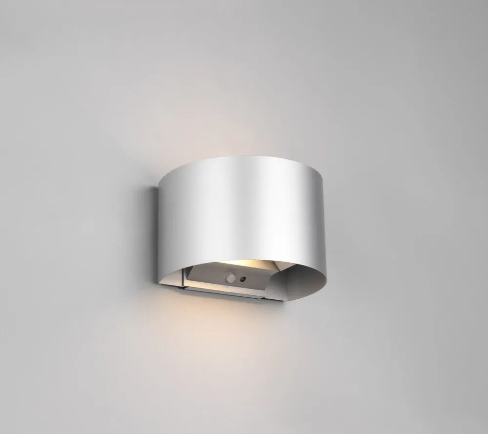 LED nástěnné venkovní svítidlo se senzorem pohybu (výška 10 cm) Talent – Reality