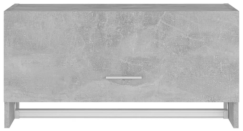 Šatní skříň betonově šedá 70 x 32,5 x 35 cm dřevotříska - Default Title