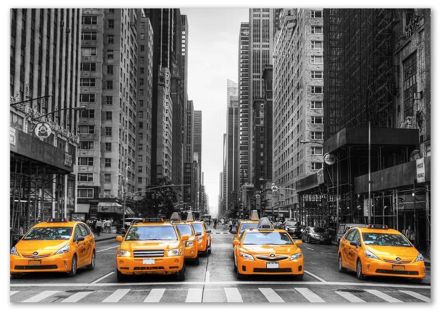 Wallmuralia Fotoobraz na skle Taxi New York 100x70 cm