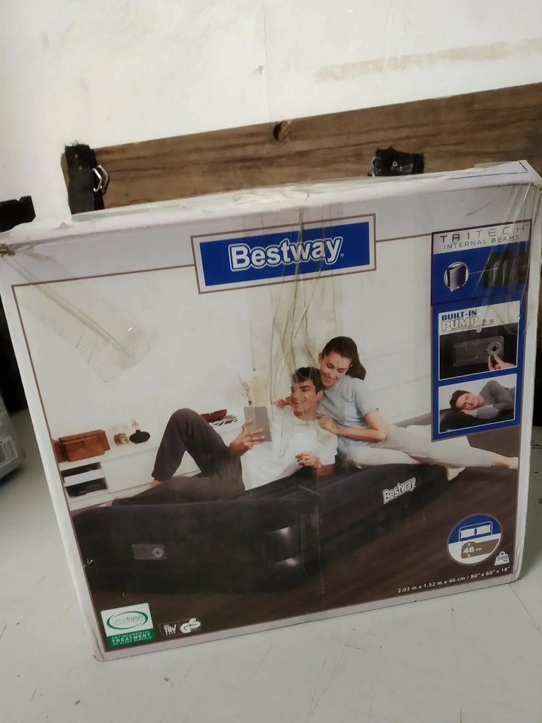 Bestway Nafukovací matrace Double Premium s pumpou 190x140x46 cm