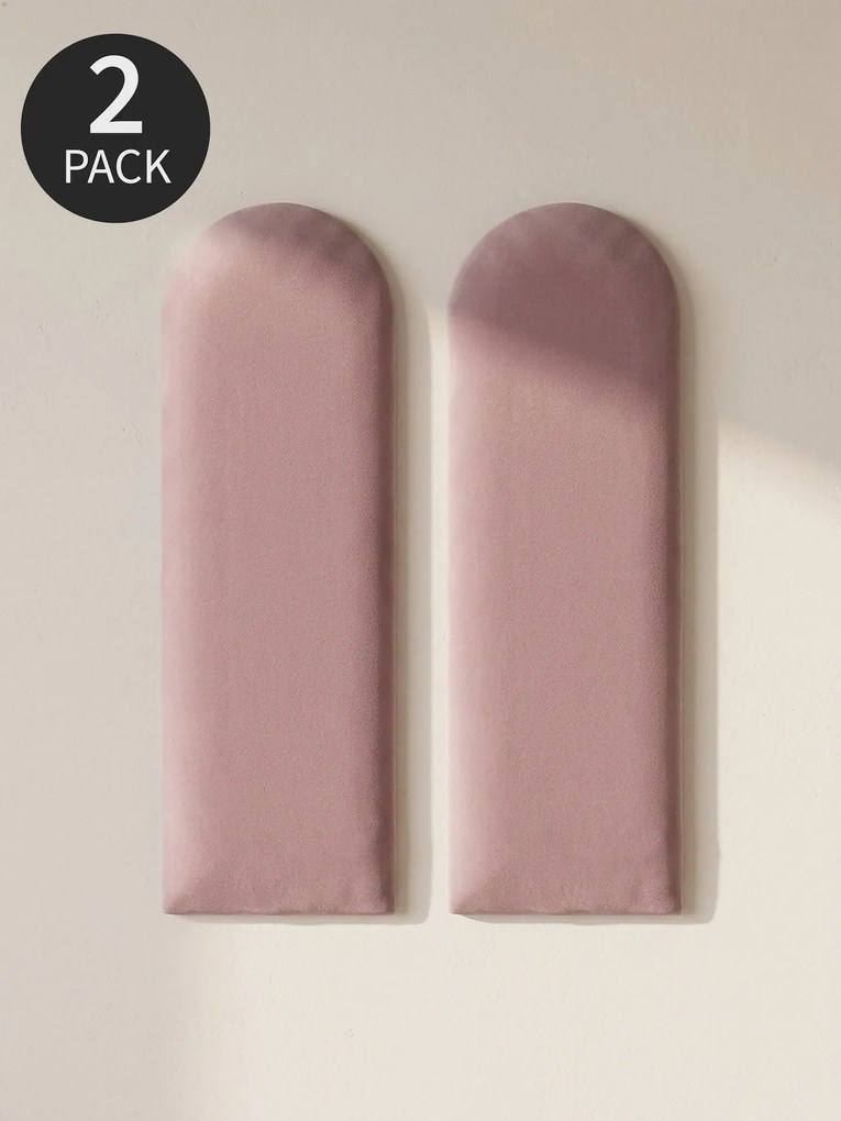 Sinsay - Čalouněné stěnové panely 2 pack - pastelová růžová