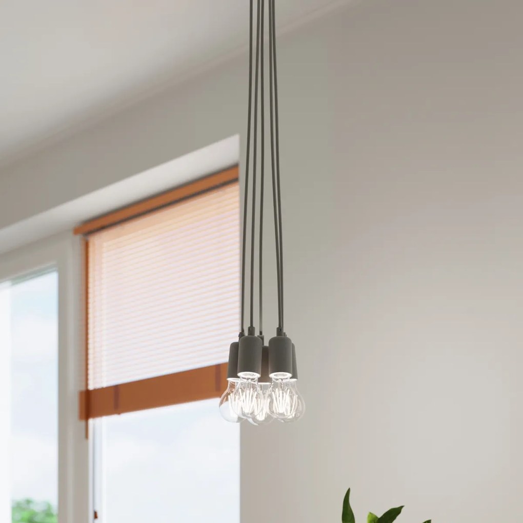Sollux Lighting Závěsné svítidlo DIEGO 1 šedé