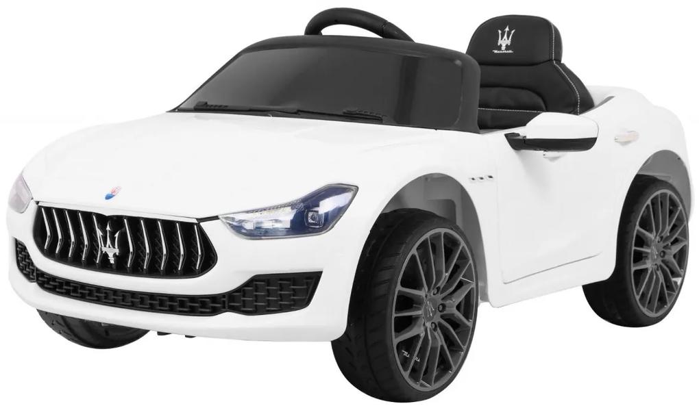 Dětské elektrické auto Maserati Ghibli Bílé