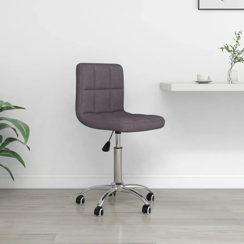 Otočná kancelářská židle taupe textil 334322