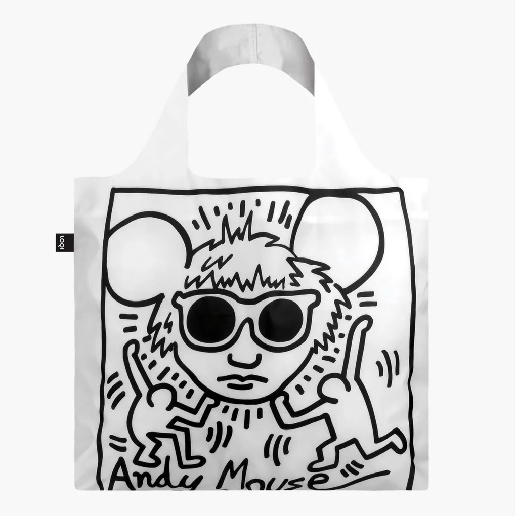 Nákupní taška Keith Haring Andy Mouse Loqi