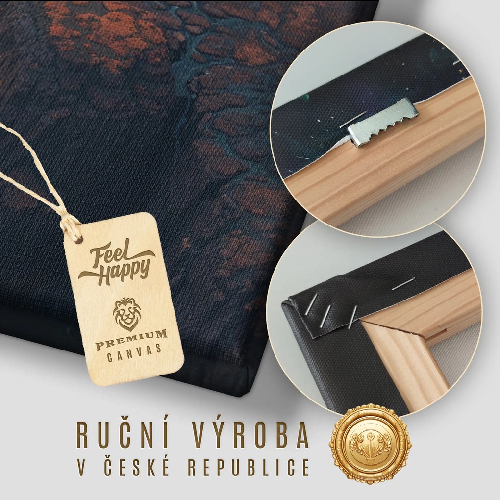 Obraz na plátně - Vodopády Dotek Afriky FeelHappy.cz Velikost obrazu (šířka x výška): 40 x 30 cm