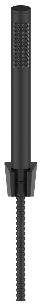 Invena Alonia, ruční sprchová souprava, 1-funkce, černá lesklá, INV-AU-70-M04-V