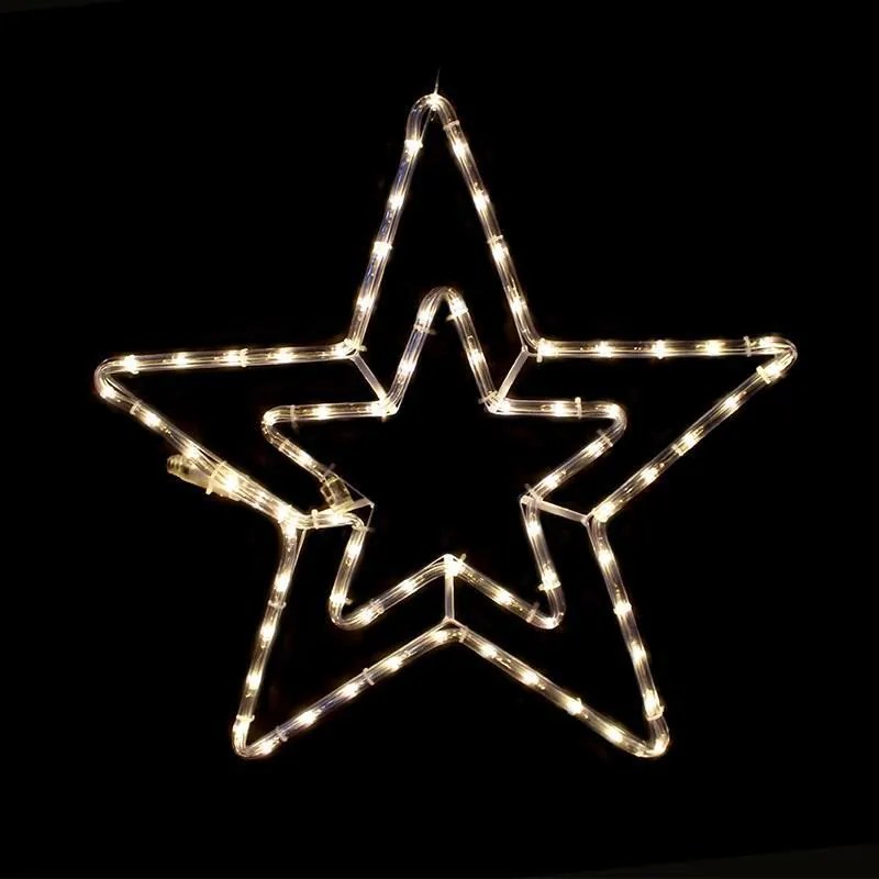 ACA DECOR Vánoční venkovní LED dekorace Hvězda - 2 WW 46cm