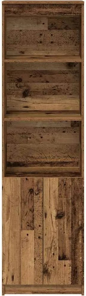 Vysoká deska Staré dřevo 50x35x180 cm Dřevěná konstrukce 3328469