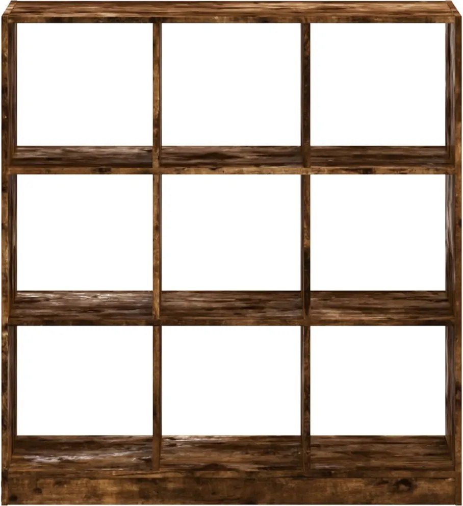 Knihovna kouřový dub 102 x 32 x 108 cm kompozitní dřevo 3307841