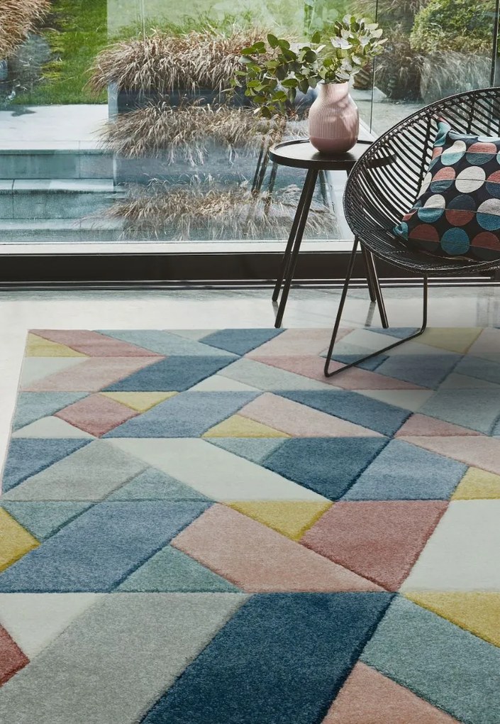 Barevný koberec Furla Rhombus Multi Rozměry: 120x170 cm