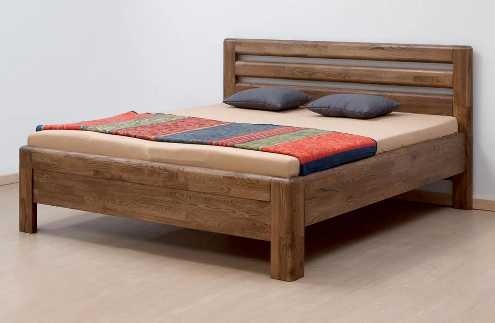 BMB Adriana Lux postel - dub Moření: Olej origin, Provedení: Dub průběžný, Rozměr: 180 x 200 cm