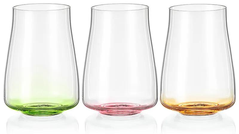 Crystalex sklenice na vodu a nealko nápoje Rainbow Fresh 400 ml 6KS