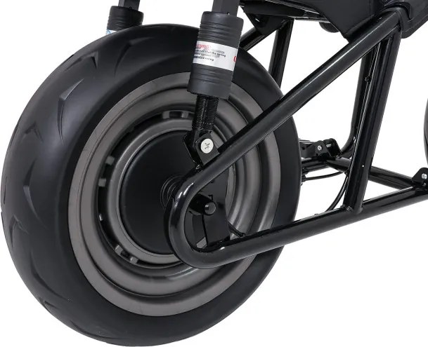 Elektrická motorka SUPERMOTO černá