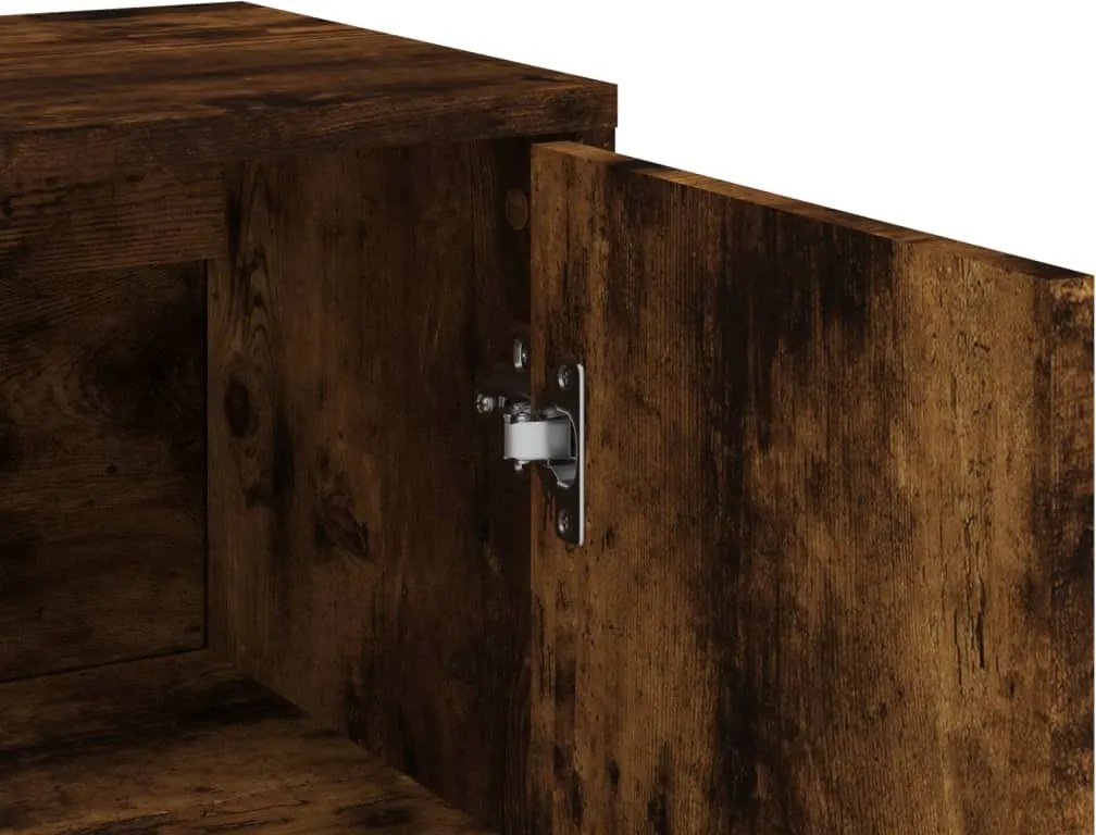 Příborníky 3 ks kouřový dub 60 x 31 x 84 cm kompozitní dřevo 3276578