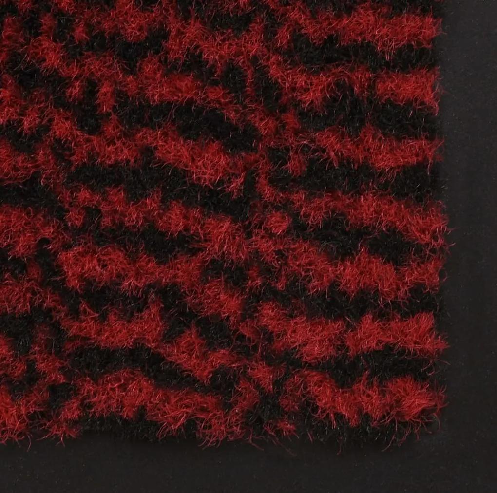 vidaXL Protiprachová obdélníková rohožka všívaná 120x180 cm [132720] Barva: Červená