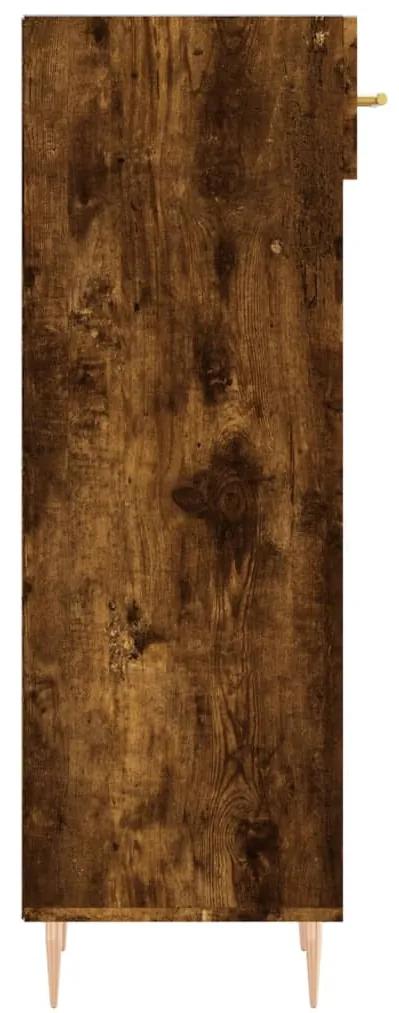 Botník kouřový dub 30 x 35 x 105 cm kompozitní dřevo - Default Title
