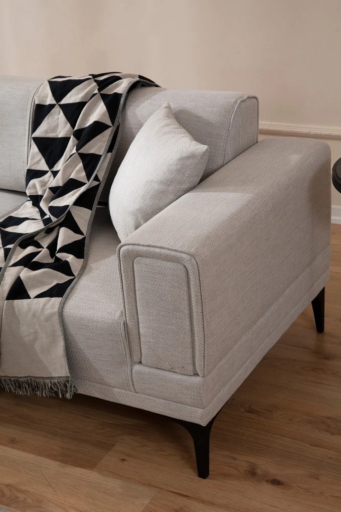 Hanah Home Rohová pohovka HORIZON krémová levá