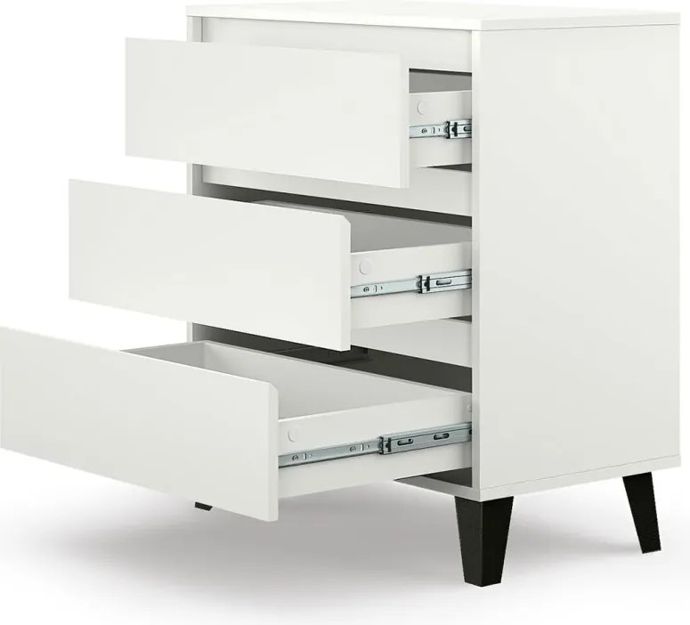 Komoda Borg 3s/70 bílá