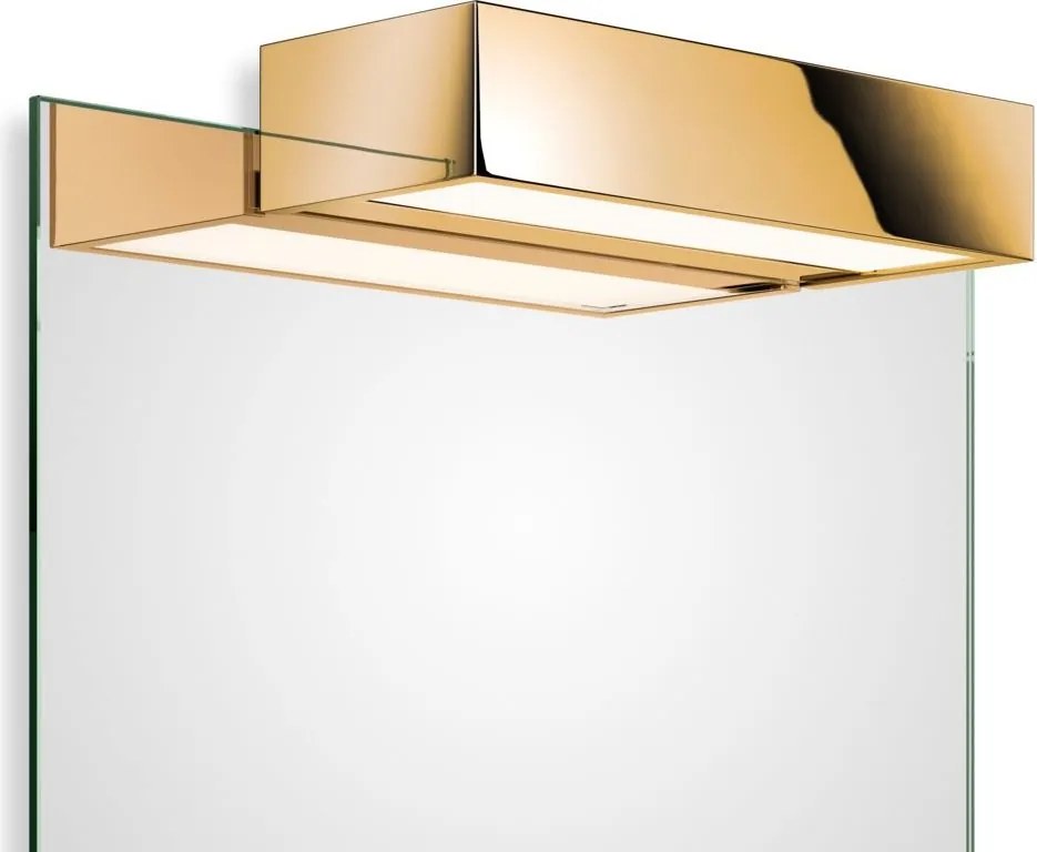 Světlo nad zrcadlo Box Clip On LED 25 cm zlaté