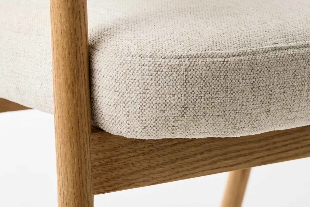 Designová jídelní židle Jacqueline přírodní dub