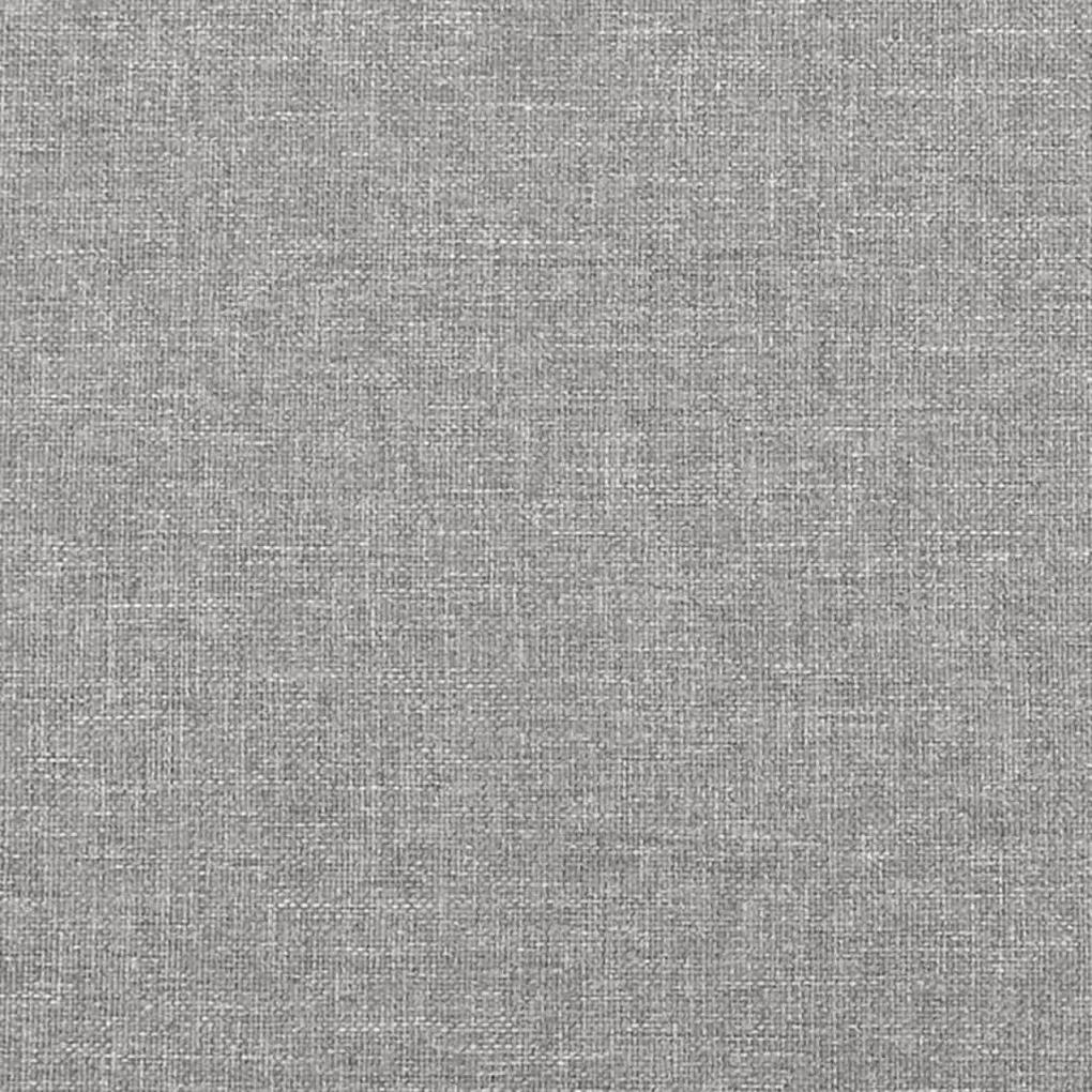 vidaXL Rám postele s čelem 120x200 cm textil [3125203] Barva: světle šedá