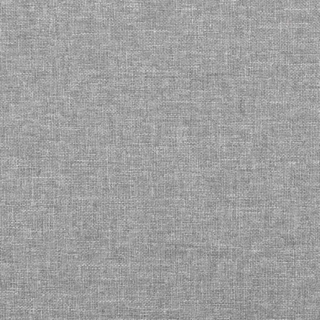 vidaXL Rám postele s čelem 120x200 cm textil [3125203] Barva: Tmavě šedá
