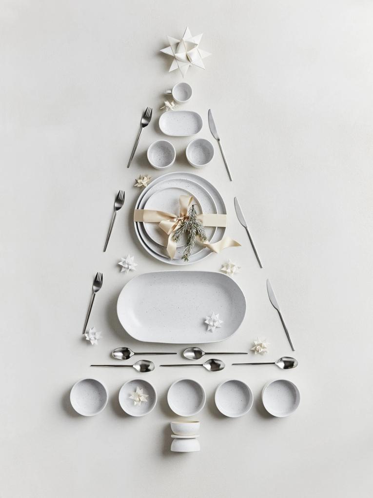 Servírovací talíř /mísa Forma 24 x 40 cm bíle-pískové