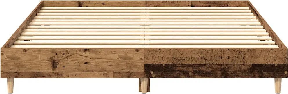 Rám postele bez matrace Staré dřevo 150x200 cm kompozitní dřevo 3328715