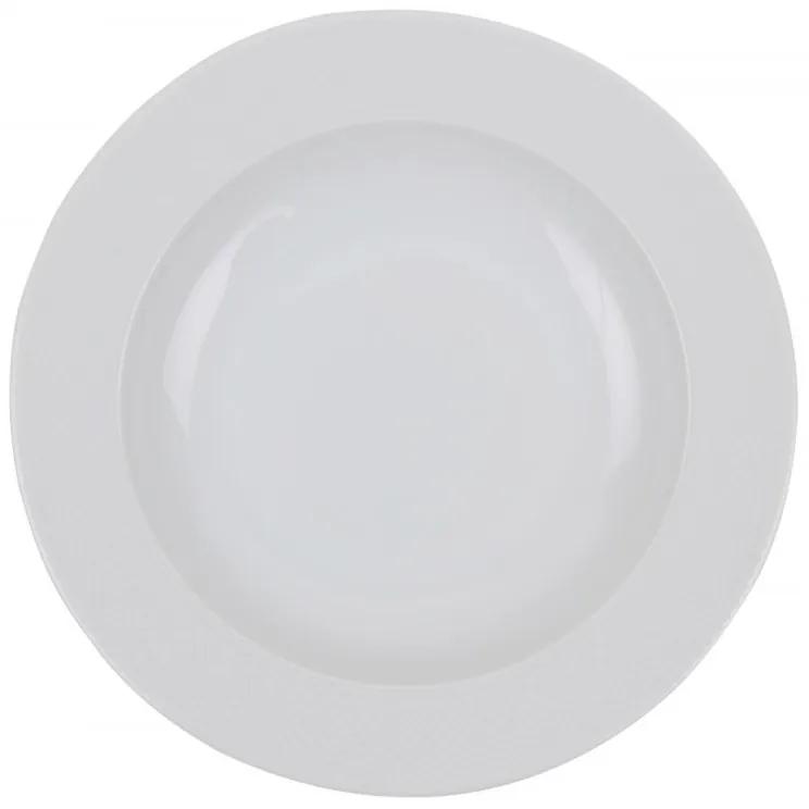Jídelní sada talířů ERINNE 24 ks bílá