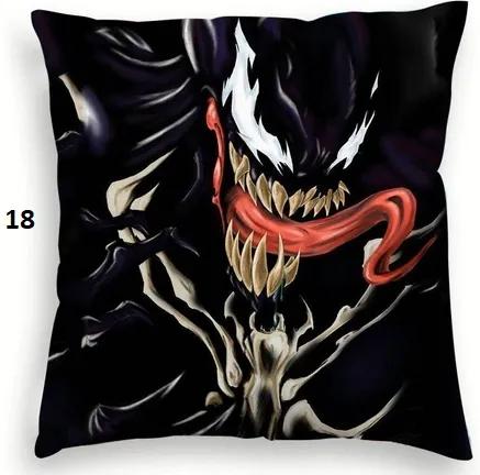 Potah na polštář Venom/Black Panther/Deadpool 45x45 cm Motiv: 18