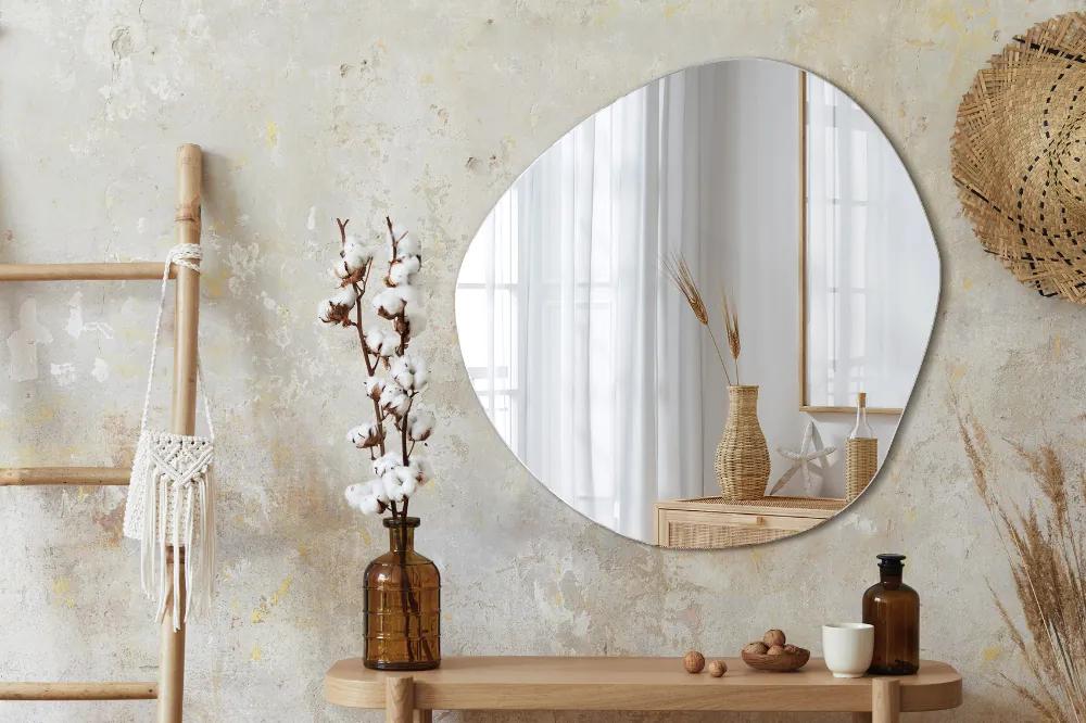 Atypické zrcadlo na zeď bez rámu 97x96 cm