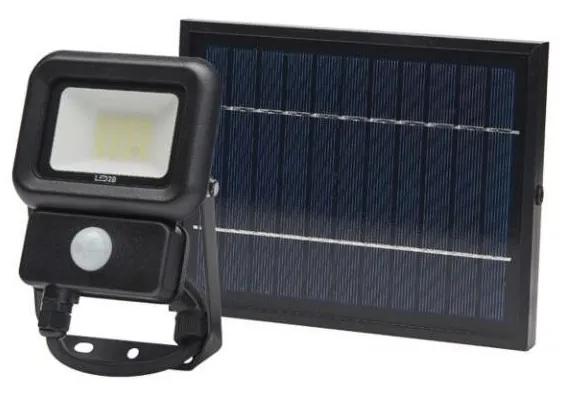 Kobi | LED Venkovní solární reflektor se senzorem LED/10W/3,7V 6500K IP65 | KB0166
