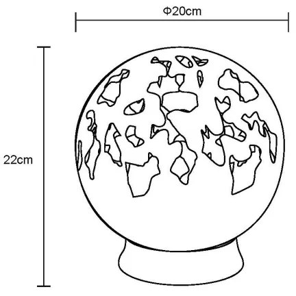 Globo 36746 - LED Solární dekorace LED/0,06W/3V IP44