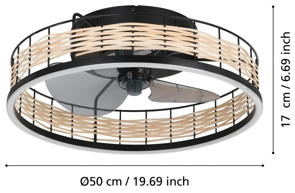EG 35148 Ventilátor se svítidlem FRANA EGLO 35148 - EGLO