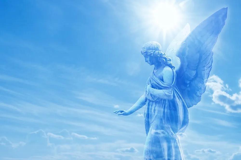 Samolepící tapeta nádherný anděl na nebi - 225x150 cm