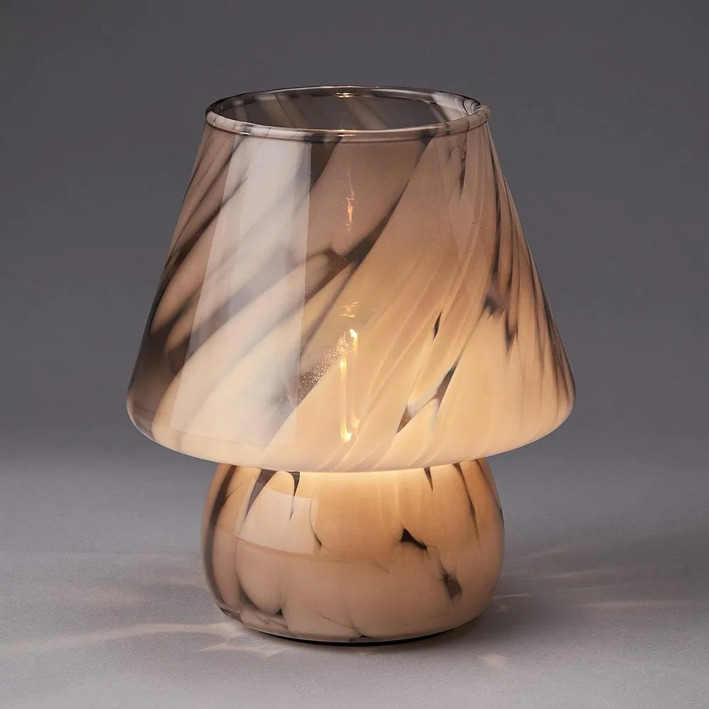 MISS MARBLE LED Lampa 17 cm - bílá