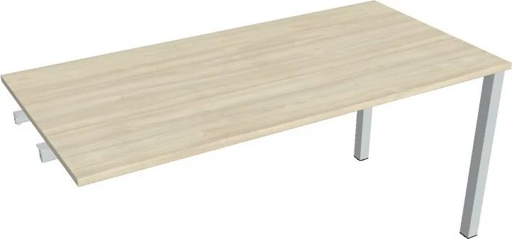 Hobis Kancelářský stůl řetězící Hobis UJ 1600R, deskaakát, černá černá