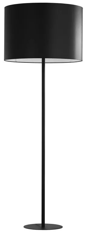 TK LIGHTING Stojací lampa - WINSTON 5144, Ø 60 cm, 230V/15W/1xE27, černá
