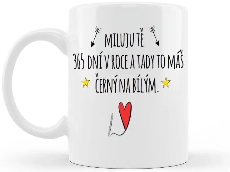 Ahome Ahome CZ Hrneček Černý na bílým 330 ml